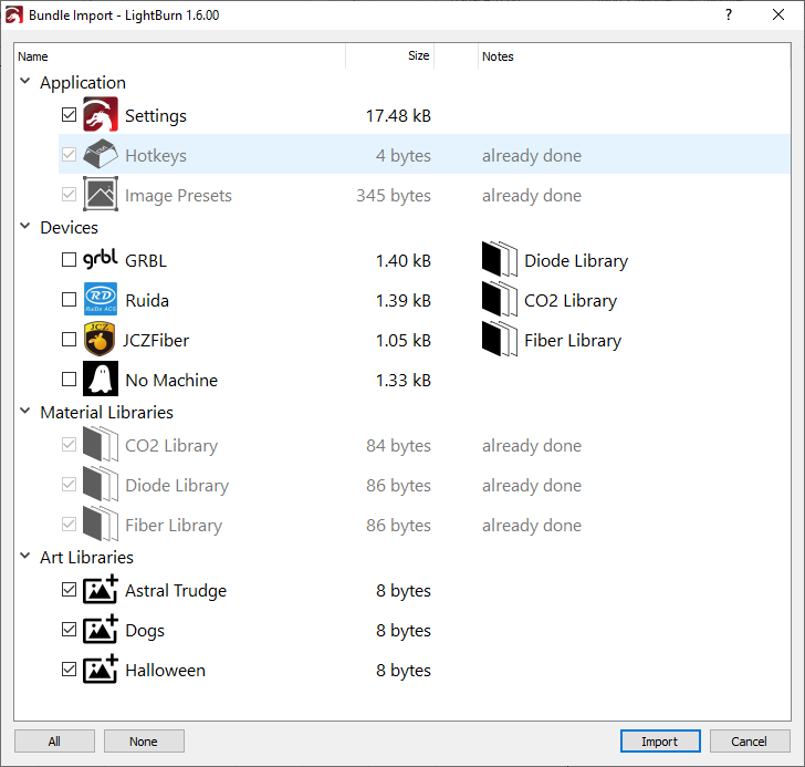 Moving LightBurn To Another Computer - LightBurn Documentation